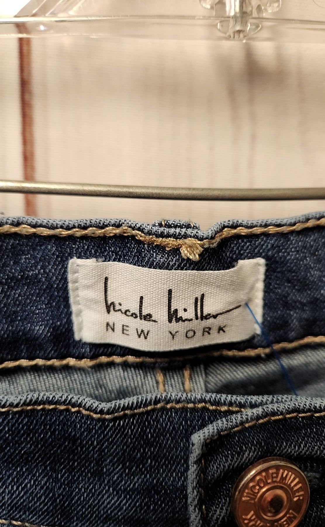 Nicole Miller Women's Size 32 (13-14) Blue Jeans Soho High rise Bootcu ...