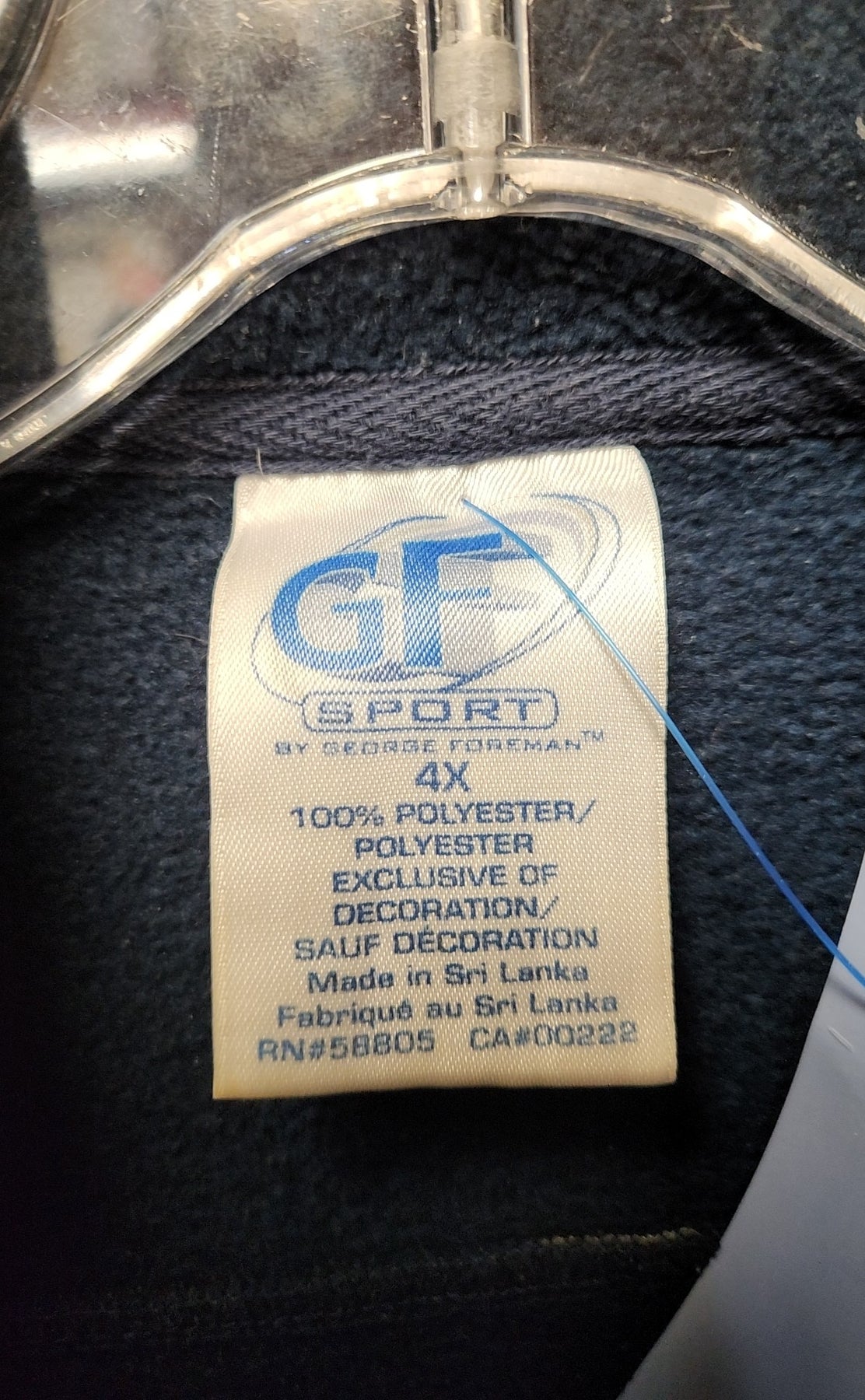 GF Sport by George Foreman Men's Size 4X Navy Vest – Off The Rack