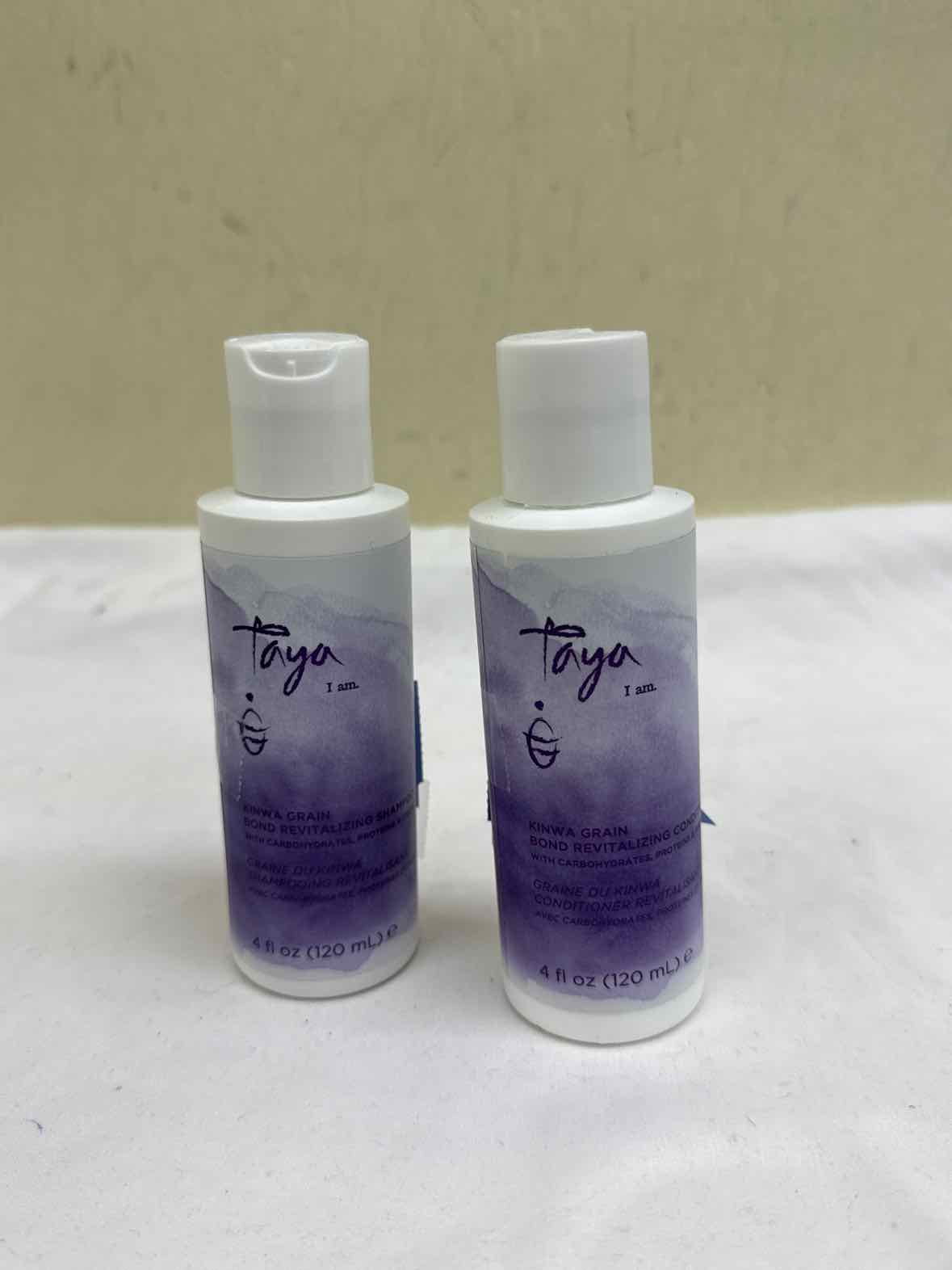 Taya I Am Kinwa Grain Bond Revitalizing Shampoo & Conditioner 4 oz Cos ...